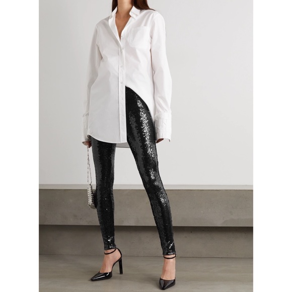 Commando | Pants & Jumpsuits | Commando Sequin Leggings In Color Black ...